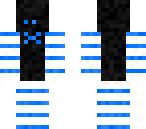 blue and black | Minecraft Skins