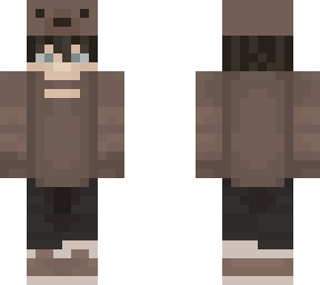 cute brown bear boy | Minecraft Skin