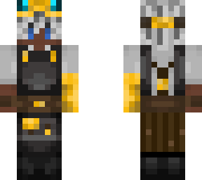 Darkskin Effo Steampunk Engineer (blacksmith) | Minecraft Skin