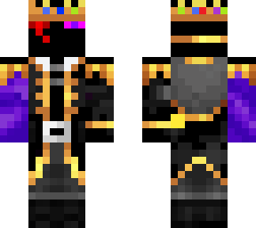 King enderman with a portal arm | Minecraft Skin