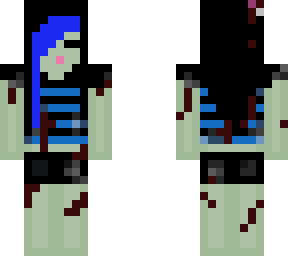 Zombie scene girl | Minecraft Skin
