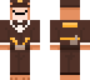Battleblock Theater Cat Guard | Minecraft Skin