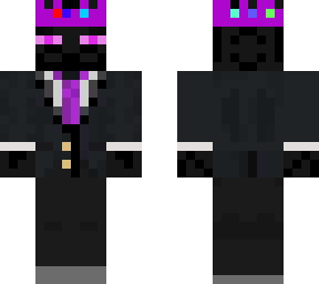 Enderman with a crown | Minecraft Skin