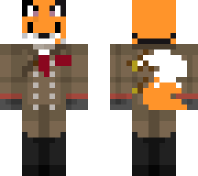 fox in a suit | Minecraft Skins