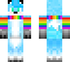 blue fox | Minecraft Skins