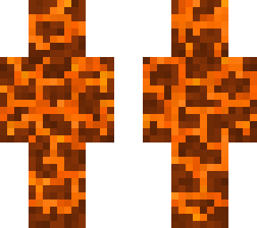 magma person, again, but different | Minecraft Skin