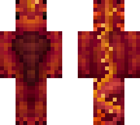Maroon Eastern Dragon | Minecraft Skin