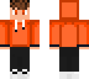 orange hoodie | Minecraft Skins
