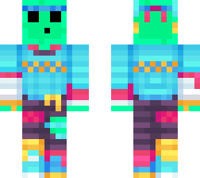 PeteZahHutt Aqua Axolotls MCCTR | Minecraft Skin