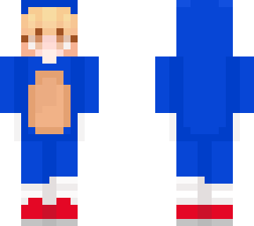 sonic onesie | Minecraft Skins