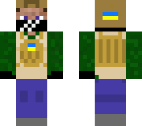 Ukrainian Soldier | Minecraft Skin