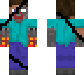 corrupted steve | Minecraft Skin