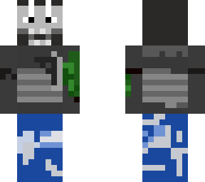 ghost mw2 | Minecraft Skins