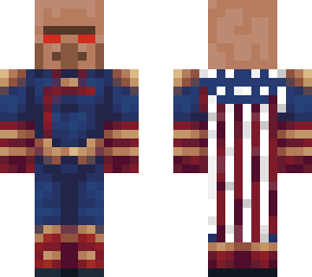 Homelander villager | Minecraft Skin
