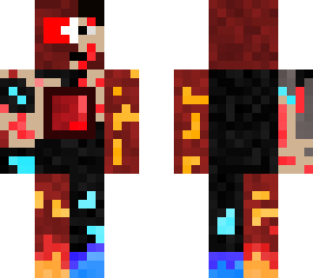 Injured cyborg | Minecraft Skin