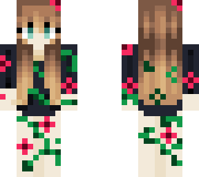 Rose girl | Minecraft Skin