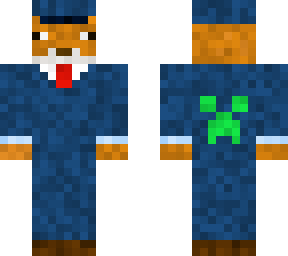 Train Conductor Fox | Minecraft Skin
