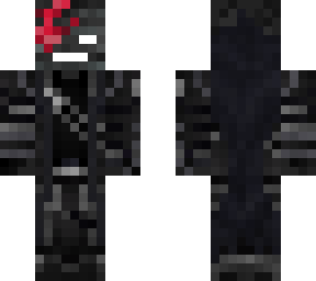 Wither skeleton damaged eye | Minecraft Skin