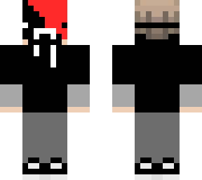 Dream black red | Minecraft Skin