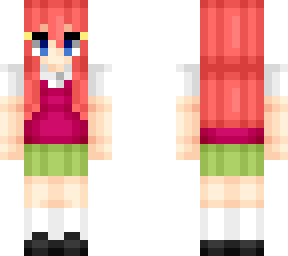 Nakano Itsuki by Reimuu | Minecraft Skin