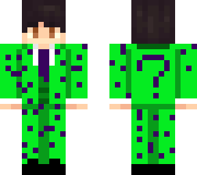 Riddler suit | Minecraft Skin
