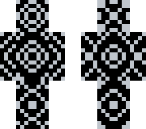 SHAPES AND NO COLORS | Minecraft Skin