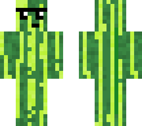 Watermelon Blob Skin with Face | Minecraft Skin