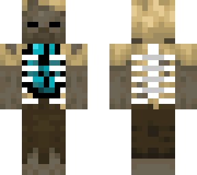 Husk Warden heart no leg ribs | Minecraft Skin