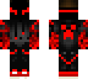 Red Void Warrior | Minecraft Skin