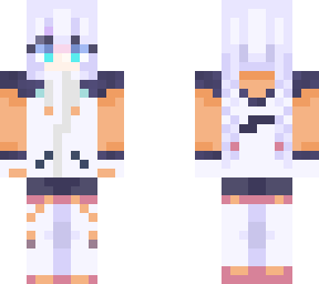 white comet kiana | Minecraft Skin