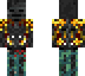 wither nether traveler (only blaze skin cape edition) | Minecraft Skin