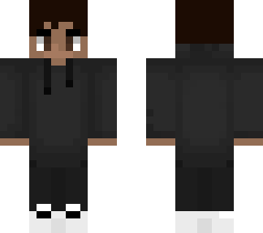 black hoodie | Minecraft Skins