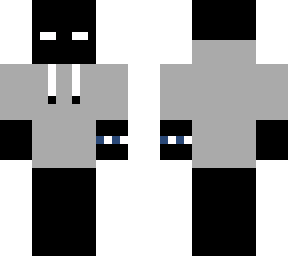 Oscuro buzo gris | Minecraft Skin