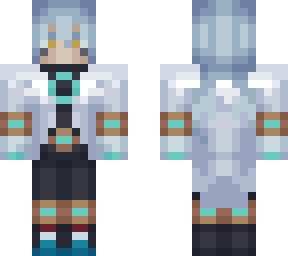 silver the hedgehog | Minecraft Skins