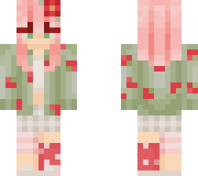 strawberry girl | Minecraft Skins