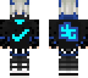 Blue Devil boy | Minecraft Skin