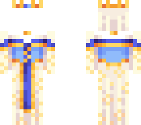 Blue Royal Gown - Base | Minecraft Skin