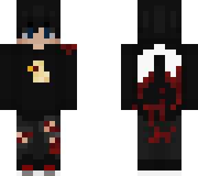 Emo bird with cut wings GORE! | Minecraft Skin