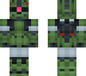 MS-06M Zaku Marine Type | Minecraft Skin