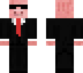 suit pig | Minecraft Skins