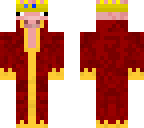 Rey Cerdo | Minecraft Skin