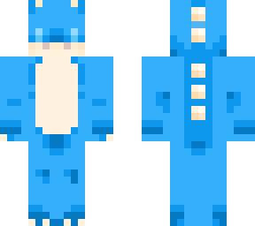 blue dino | Minecraft Skin