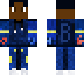 Boy skin With B on back. | Minecraft Skin