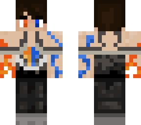 Lava & Water Bender | Minecraft Skin