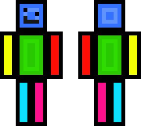 RBG Tetris Blocks | Minecraft Skin