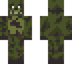 fnaf springtrap | Minecraft Skins