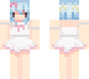 Blue Bow | Minecraft Skin