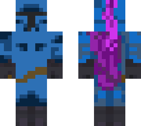 Blue Knight(Powerup) | Minecraft Skin
