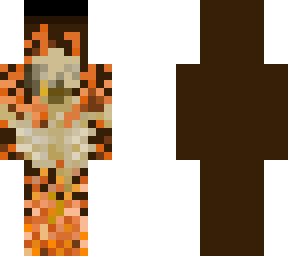 burning skeleton | Minecraft Skin