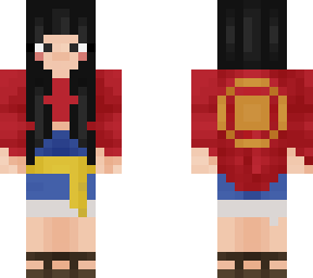 luffy fem | Minecraft Skins